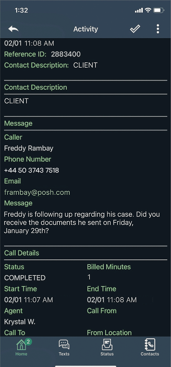 The Posh App | Virtual Receptionist App